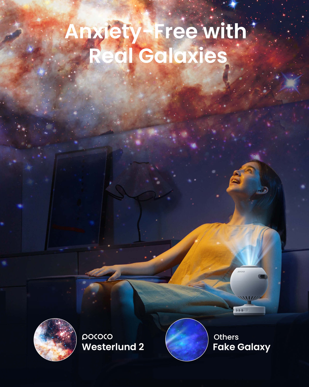 POCOCO Galaxy Projector | Star Projector