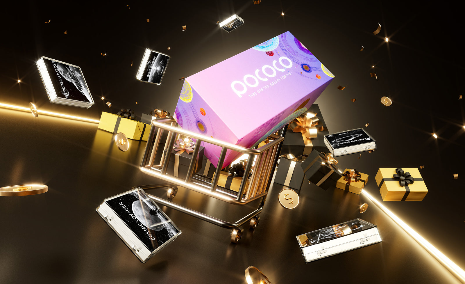 POCOCO Galaxy Projector Creates a Calming Universe