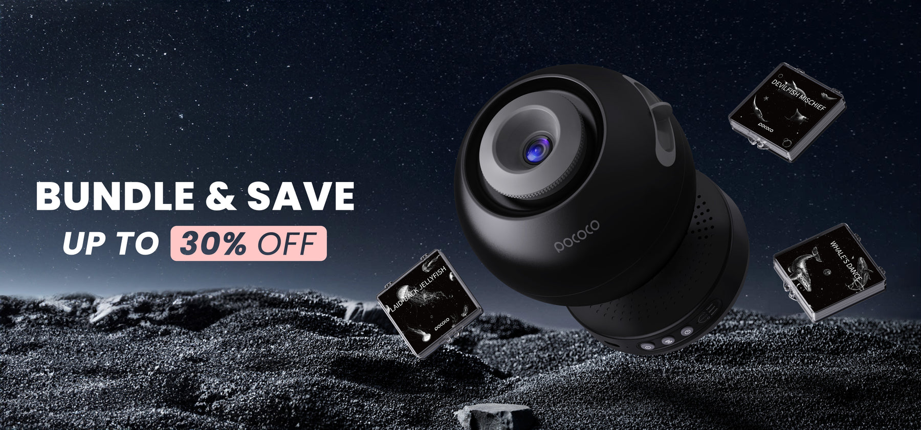 POCOCO Galaxy Projector Creates Your Room a Cozy Universe